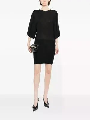 Jacquemus Batwing-sleeve Knitted Dress