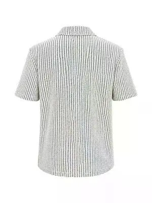 REVOLUTION Short-sleeved Cuban Shirt - Neutrals