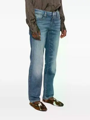 7 For All Mankind Faded Five-pocket Jeans