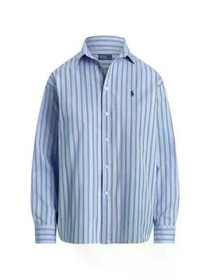 Polo Ralph Lauren Striped Cotton Shirt - Blue
