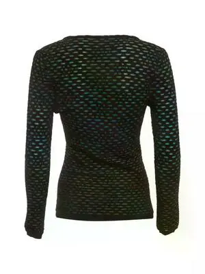 Missoni Patterned Knit Sweater - Black