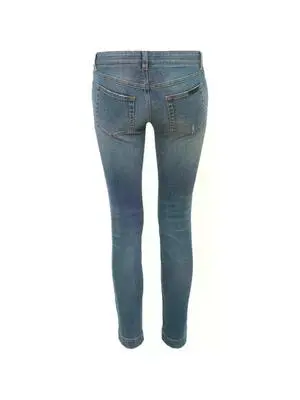 Dolce & Gabbana Distressed Ripped Slim Fit Jeans