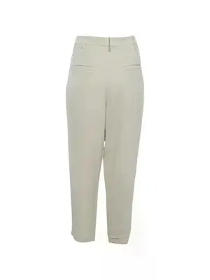 Brunello Cucinelli Monili Gabardine Straight-leg Trousers