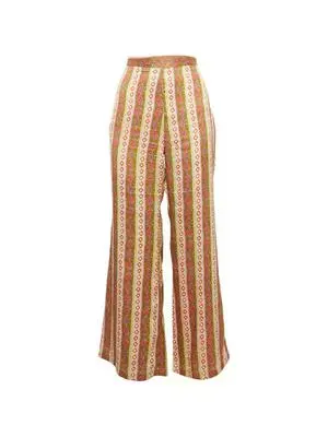 Sandro Crepe Flared Trousers
