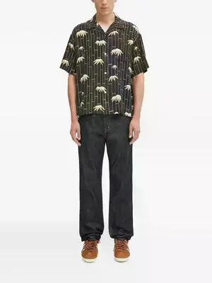 Visvim Contrast Stitching Jeans - Blue