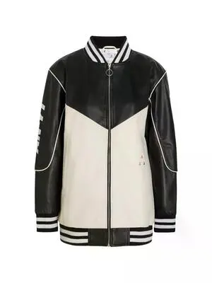 AN-Y1 Racing Formula Leather Jacket - Black