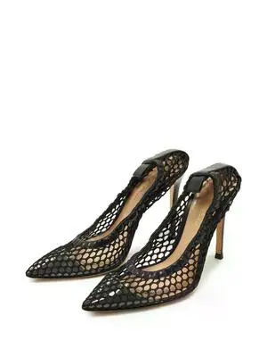 GIANVITO ROSSI Mesh Stiletto Pumps