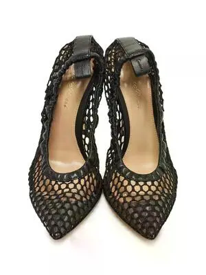 GIANVITO ROSSI Mesh Stiletto Pumps
