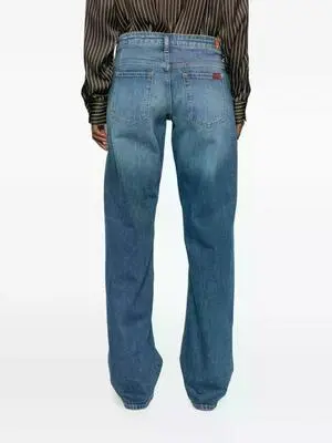 7 For All Mankind Faded Jeans