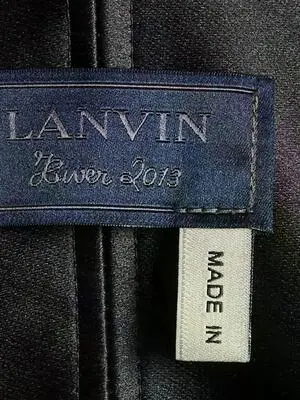 LANVIN Bow Detail Strapless Midi Dress