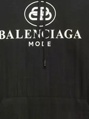 Balenciaga Logo Print Hoodie
