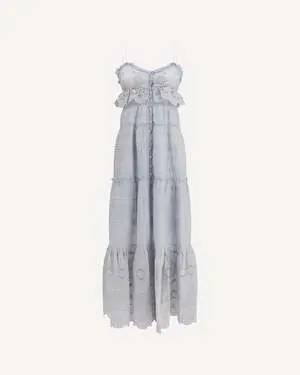 MARANT ETOILE Paule Long Ruffled Dress