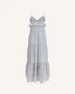 MARANT ETOILE Paule Long Ruffled Dress