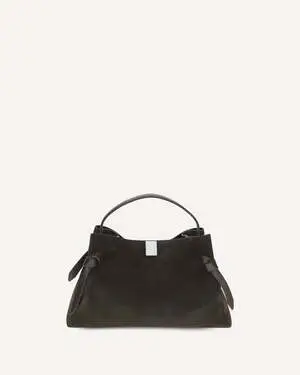 Yuzefi Gyoza Suede Shoulder Bag