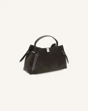 Yuzefi Gyoza Suede Shoulder Bag