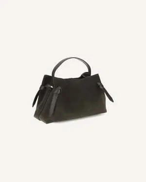 Yuzefi Gyoza Suede Shoulder Bag