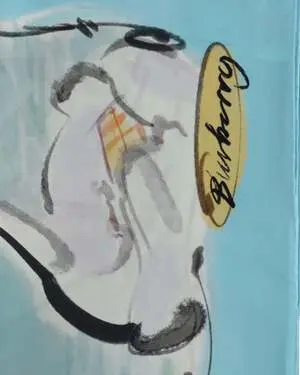 Burberry Swan Lake Silk Scarf