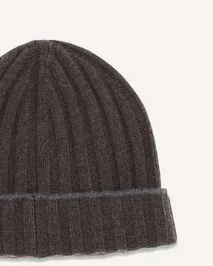 Brunello Cucinelli Cashmere Beanie - Brown