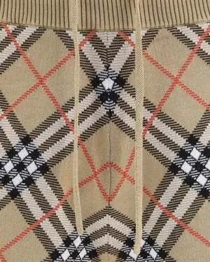 Burberry Check Cotton Blend Shorts Ale