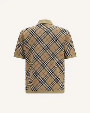 Burberry Check Cotton Bend Poo Shirt Mae