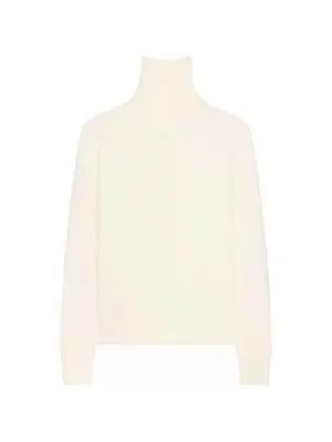 COURREGES High-neck Knitted Sweater - Neutrals