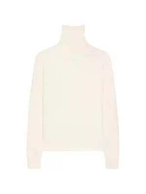COURREGES High-neck Knitted Sweater - Neutrals