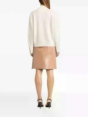COURREGES High-neck Knitted Sweater