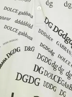 Dolce & Gabbana Dg Lettering Polo Shirt
