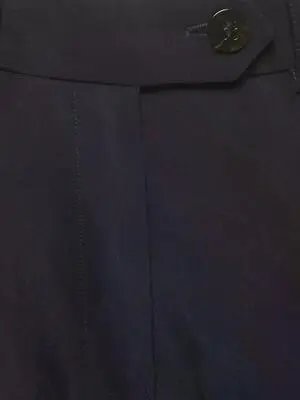 Victoria Beckham Embellished Straight-leg Trousers - Blue