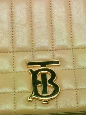 Burberry Lola Quilted Shoulder Bag - Neutrals