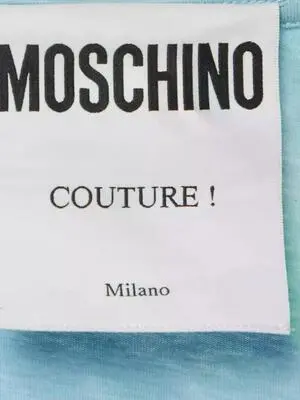 Moschino Pony-print Lace-up Top