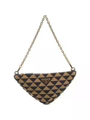Prada Symbole Triangle Shoulder Bag