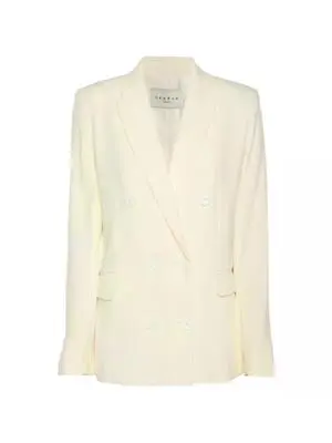 Sandro Double-breasted Stretch Blazer