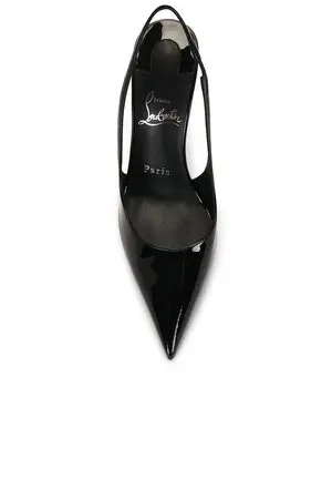 CHRISTIAN LOUBOUTIN Miss Z Sling Back 100 Pump - Black