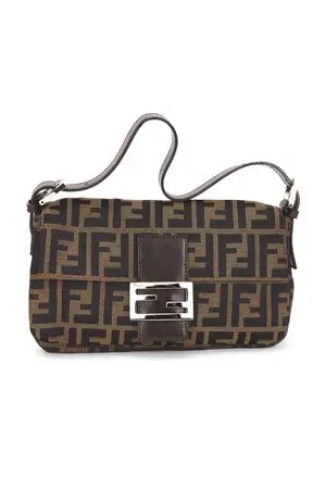 Fendi Zucca Baguette Shoulder Bag
