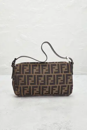 Fendi Zucca Baguette Shoulder Bag