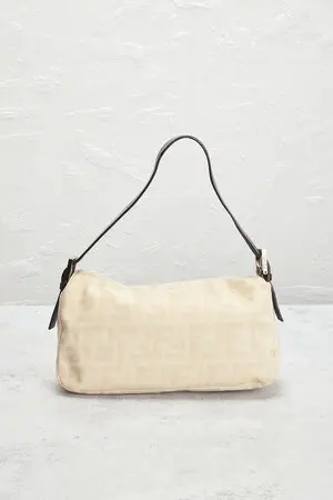 Fendi Zucca Baguette Shoulder Bag