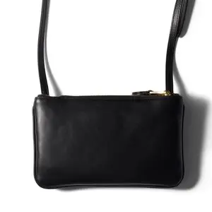 Miu Miu Leather Pouch With Adjustable Shoulder Strap