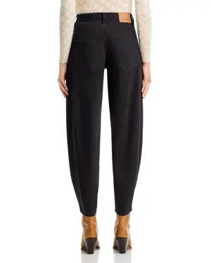 Isabel Marant Étoile Oriane Cotton Pants - Faded Black