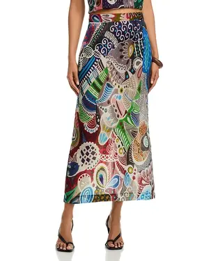 HEIRLOME Irene Silk Organza Skirt - Multi