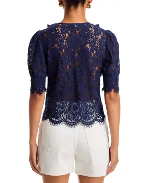 Generation Love Lulu Lace Cascade Blouse