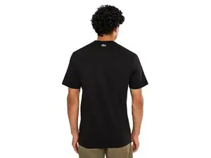 Lacoste Printed Cotton T-shirt T Shirt - Black