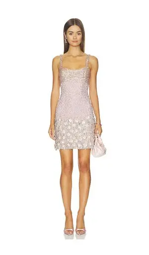 LA FUORI Maris Embroidered Mini Dress - Multi