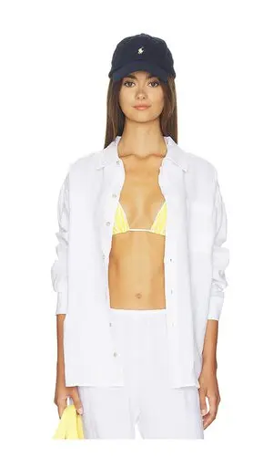 Donni. The Linen Relaxed Shirt