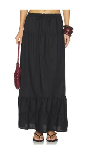 Peixoto Riley Maxi Skirt - Black