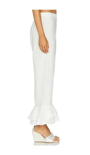 Sleeper Cha-cha Linen Lounge Pants With Headscarf