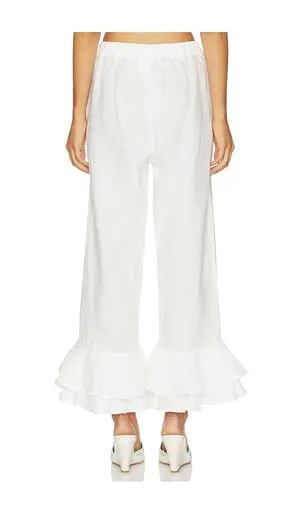 Sleeper Cha-cha Linen Lounge Pants With Headscarf