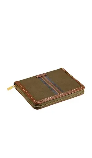 Wolf Ida Travel Jewelry Portfolio - Khaki