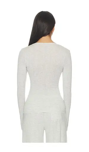 NEGATIVE UNDERWEAR Whipped Henley Top
