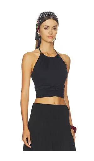 Susana Monaco Gathered Halter Neck Top